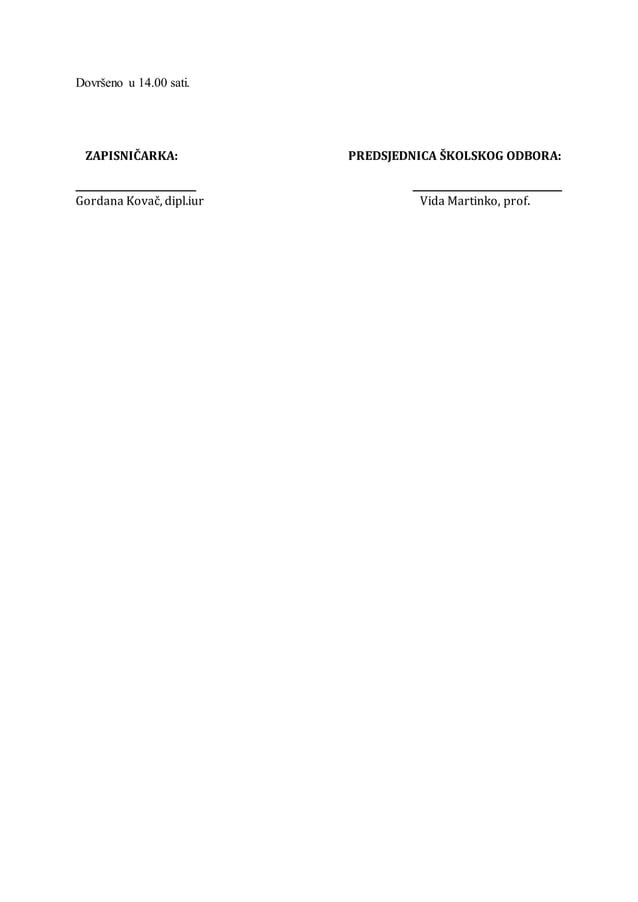 Zapisnik sa 33. sjednice - 2018. | PDF | Free Download