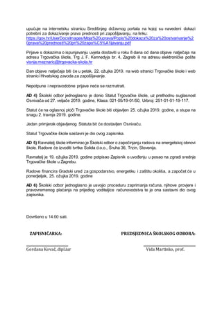 Zapisnik sa 46. sjednice - 2019. | DOCX
