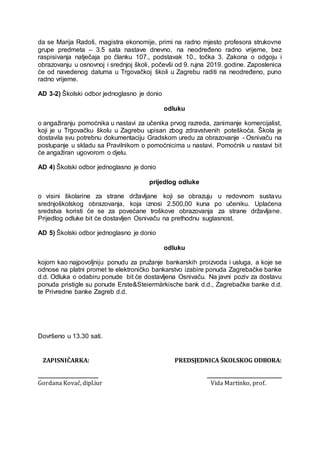 Zapisnik sa 53. sjednice - 2019. | DOCX