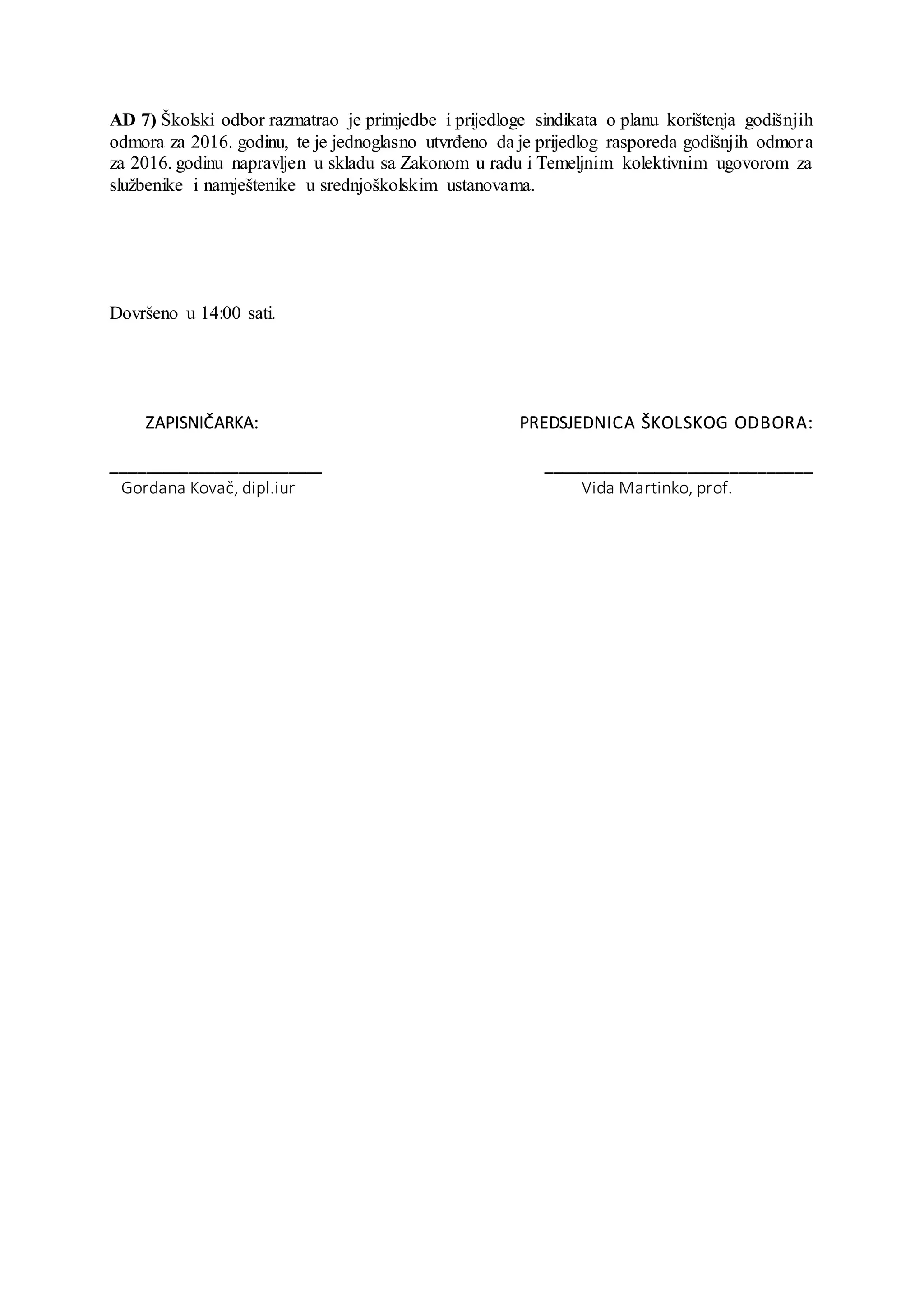 Zapisnik sa 55. sjednice | PDF