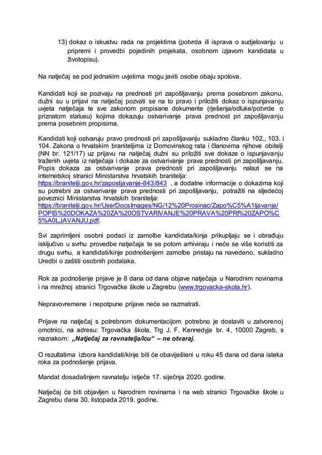 Zapisnik sa 56. sjednice - 2019. | PDF