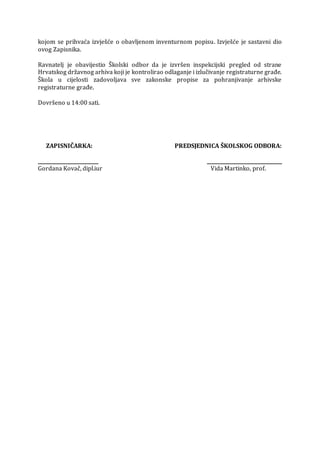 Zapisnik sa 66. sjednice | PDF