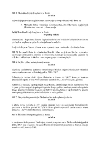 Zapisnik sa 67. sjednice | PDF