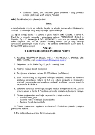 Zapisnik sa 68. sjednice - 2020. | PDF