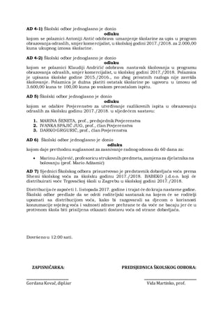 Zapisnik sa 8. sjednice - 2017. | DOCX