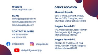 Zappkode Compnay Deck( Software Development / Digital marketing) .pdf ...