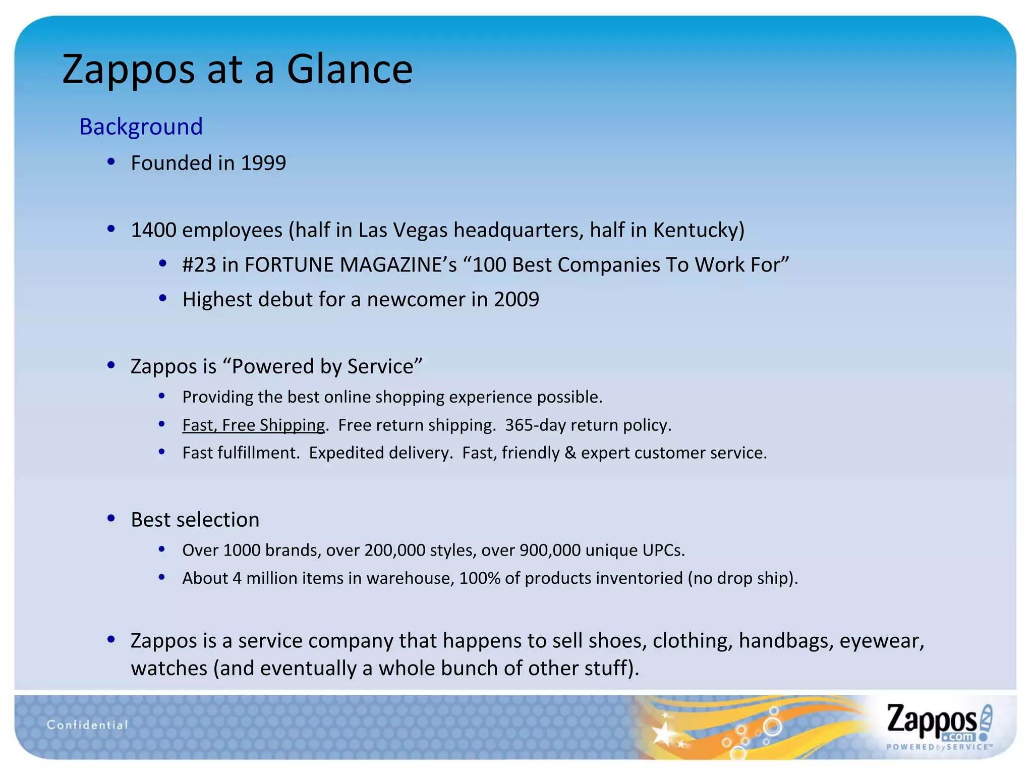 Zappos - Branding And Employee Engagement Conference - 2-9-09 | PPT