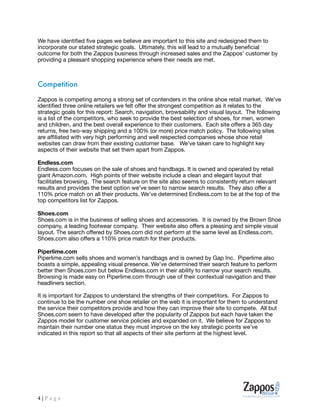 Zappos report | PDF
