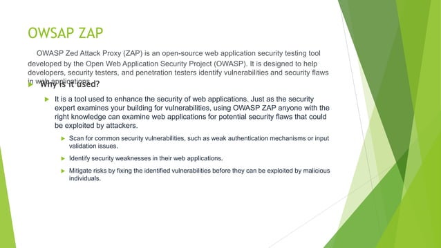 OWSAP Zap Tool Execution - API Security Scan | PPTX | Web Development | Internet
