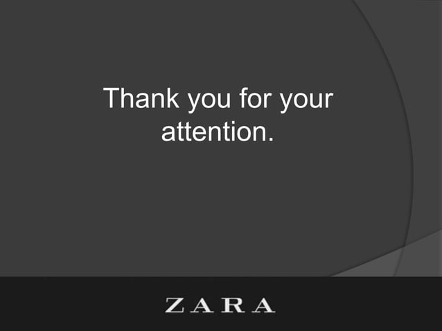 Company Profile: Zara | PPTX