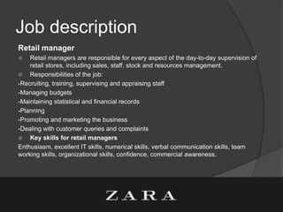 Company Profile: Zara | PPTX