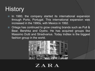 Company Profile: Zara | PPT