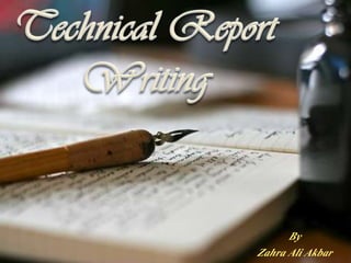 Technical report writing | PPTX
