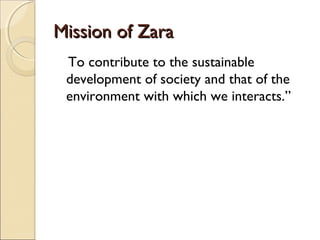 Zara PPT By Bhuvneshwar | PPT