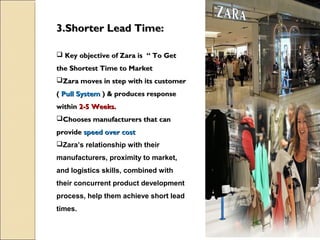 ZARA Case Study: Role of Supply chain in organizational Success | PPT