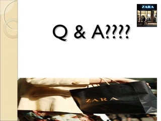 ZARA Case Study: Role of Supply chain in organizational Success | PPT