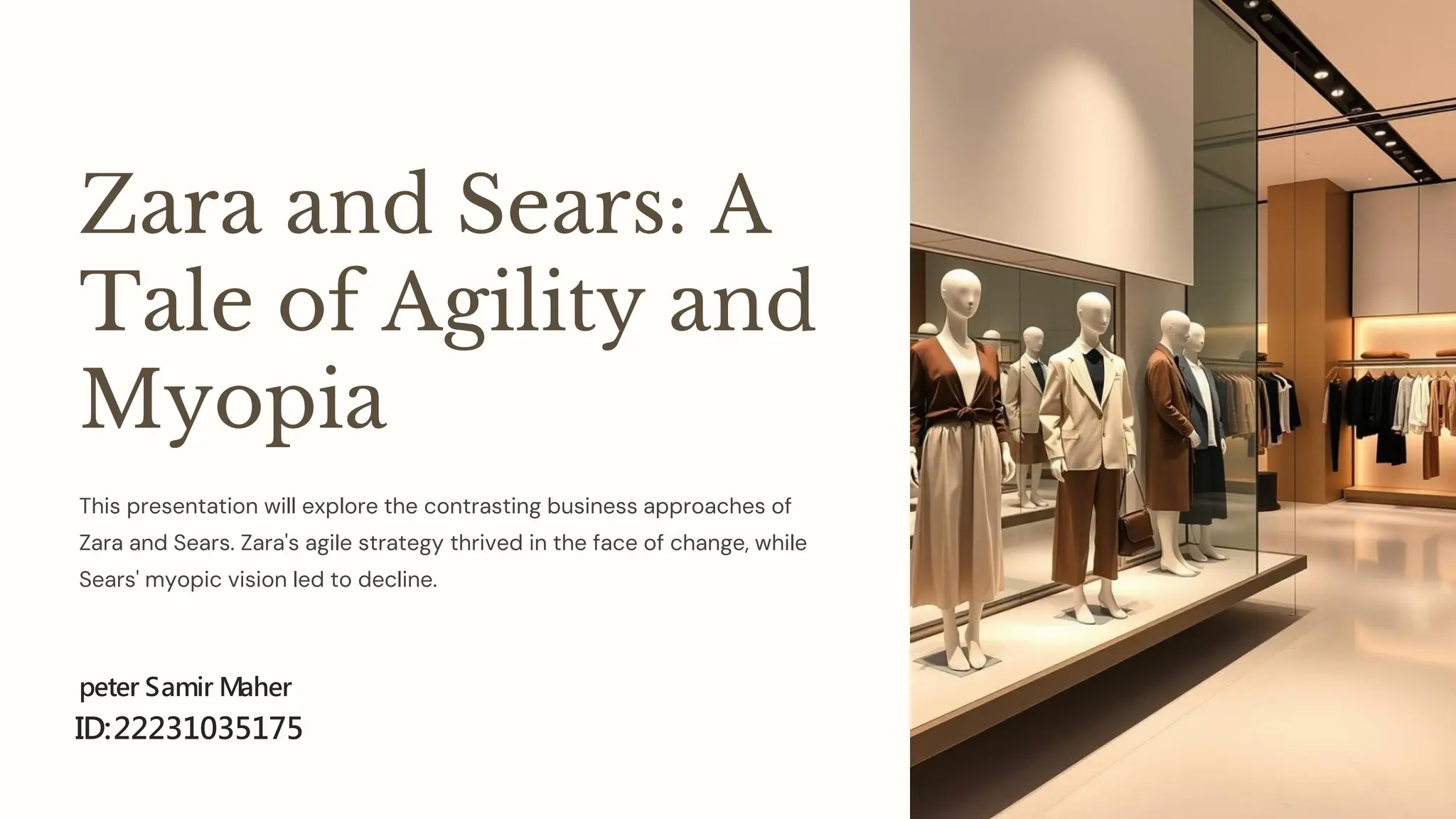 Zara-and-Sears-Agility-and-Myopia organization | PDF