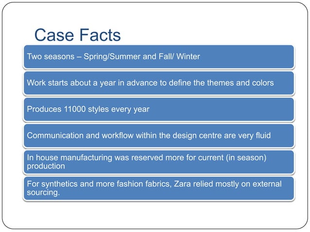 Zara Procurement strategy | PPTX | Logistics | Business