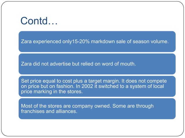 Zara Procurement strategy | PPTX | Logistics | Business
