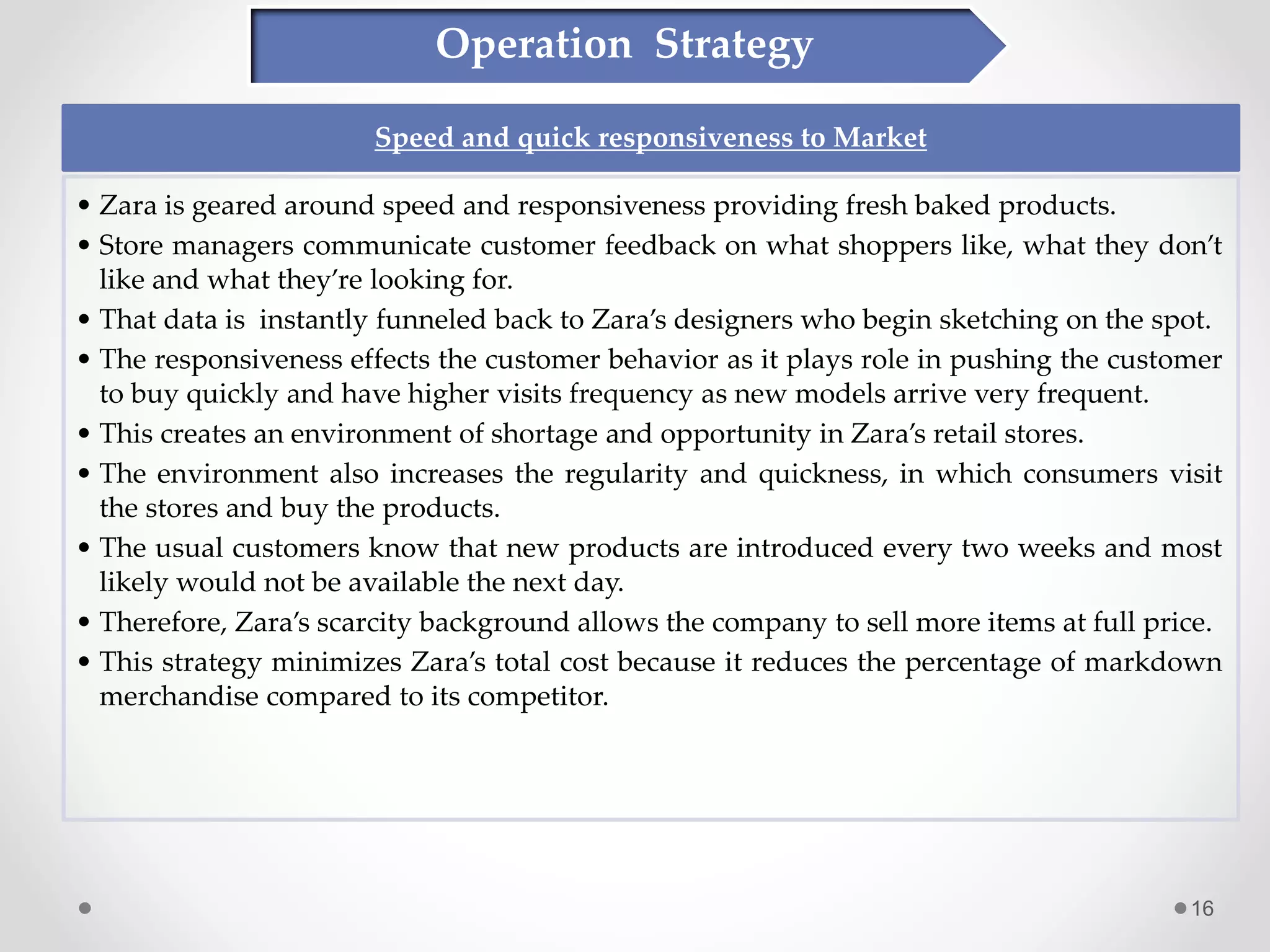 Zara - case study -- | PPTX