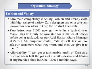 Zara - case study -- | PPTX