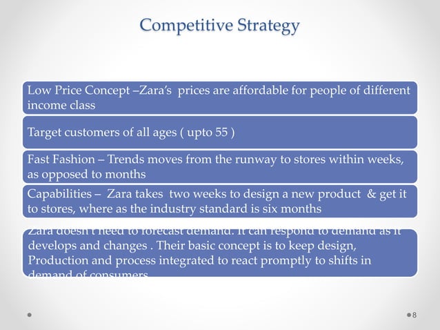 Zara - case study -- | PPTX