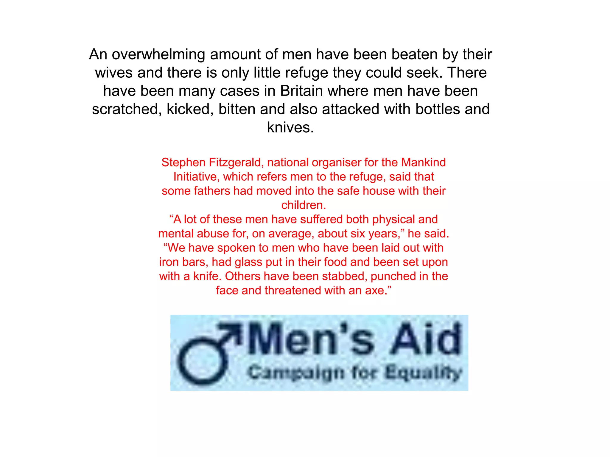 violence-against men | PPTX