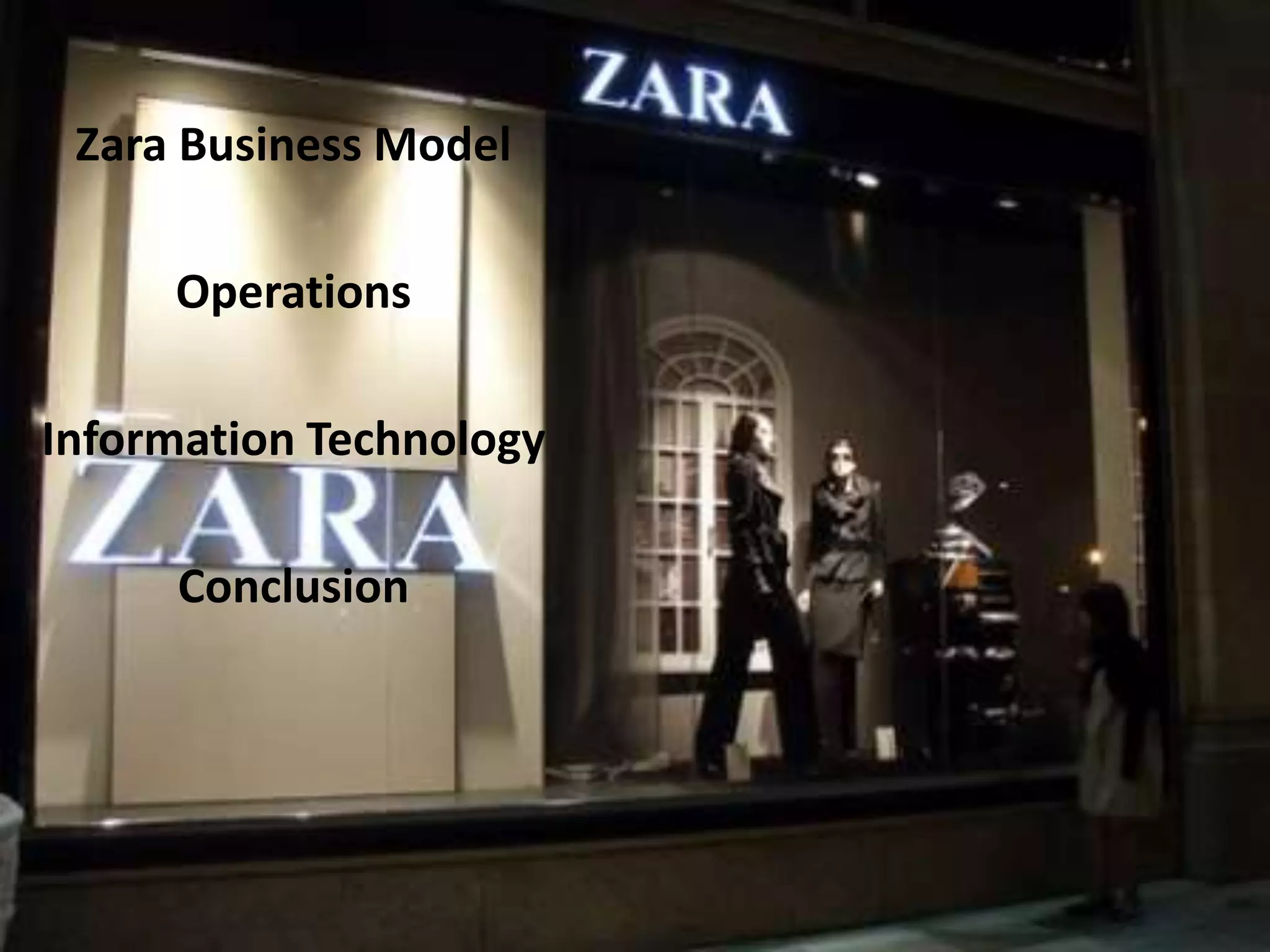 ZARA and its marketing strategy | PPTX