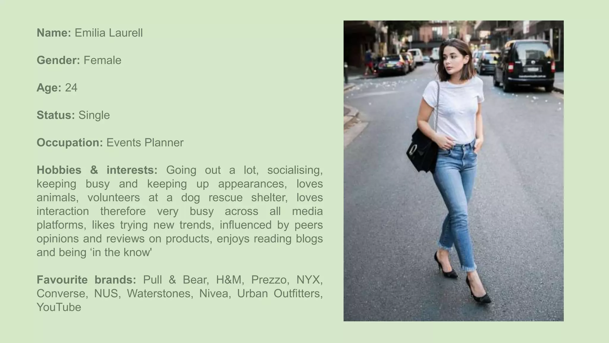 Zara brand personas | PPTX