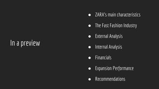 ZARA 's Business Strategy | PDF