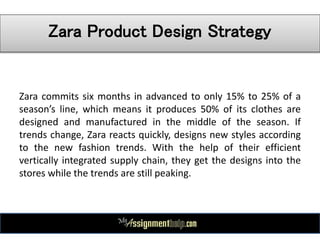 ZARA Case Study- PESTLE - SWOT Analysis | PPTX