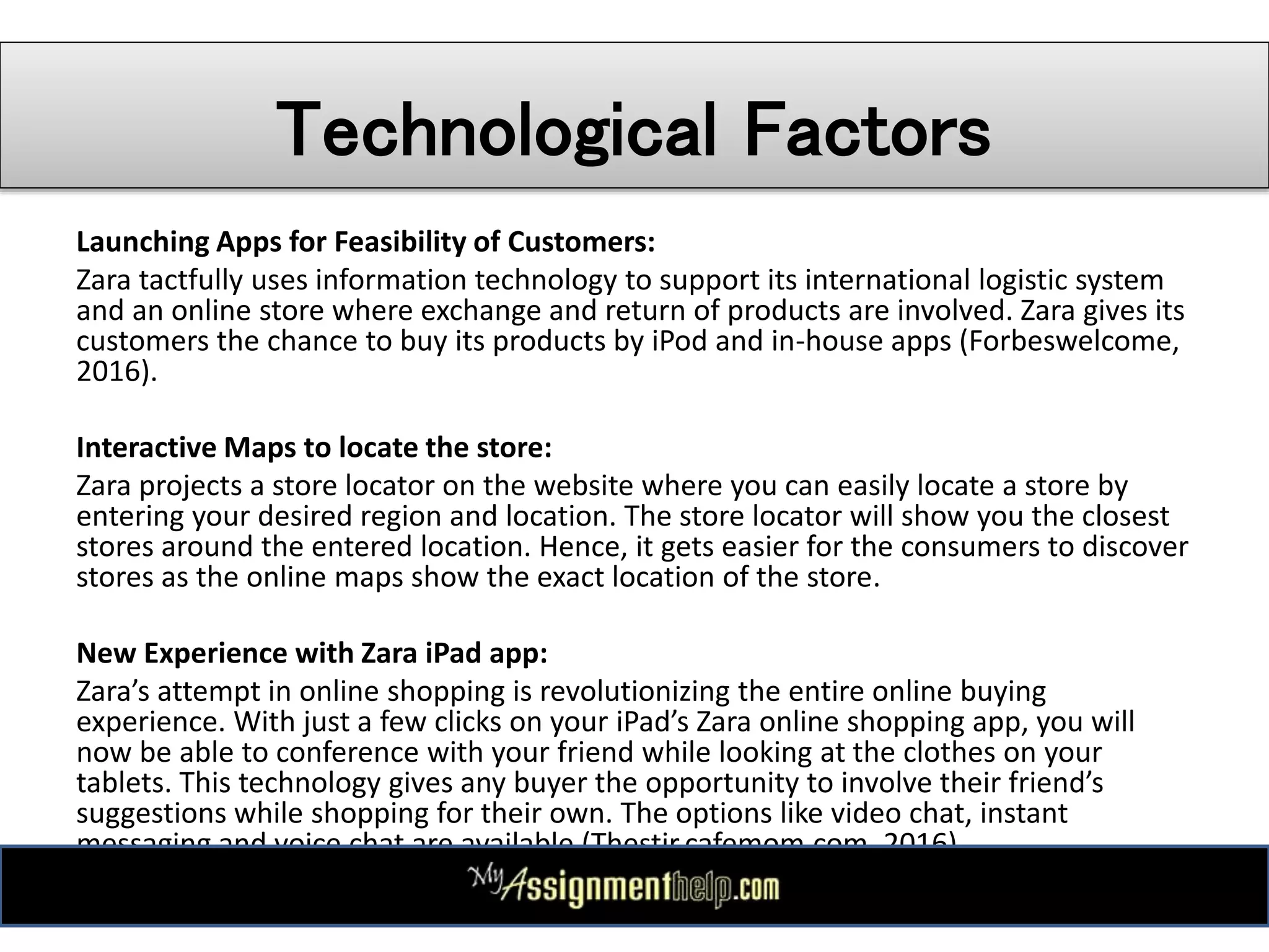 ZARA Case Study- PESTLE - SWOT Analysis | PPTX