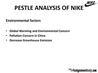 PESTEL Analysis Of Nike PESTEL Analysis PESTEL Analysis, 48% OFF