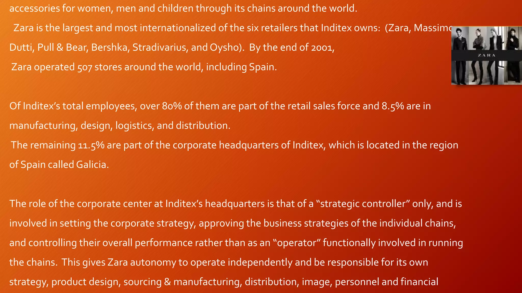 Zara company profile with history and marketing strategy | PPTX