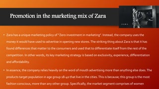 Zara company profile with history and marketing strategy | PPTX