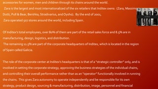 Zara company profile with history and marketing strategy | PPTX