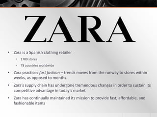Zara Final Presentation | PPTX