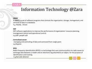 Zara Fashion : Marketing Strategy and M.I.S. | PPT