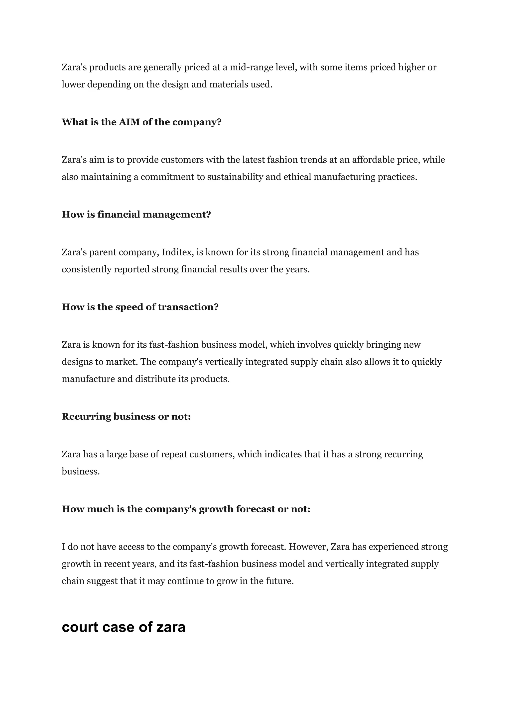 Zara_ History, Business Model, Strategies, and Financial Performance.pdf
