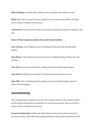 Zara_ History, Business Model, Strategies, and Financial Performance.pdf
