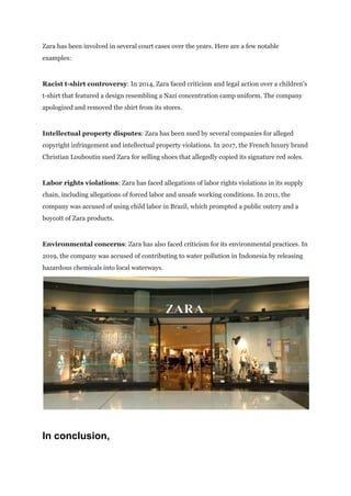 Zara_ History, Business Model, Strategies, and Financial Performance.pdf