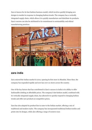 Zara_ History, Business Model, Strategies, and Financial Performance.pdf