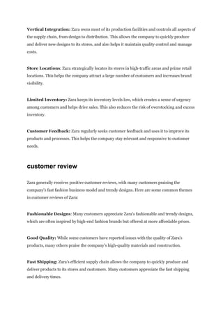 Zara_ History, Business Model, Strategies, and Financial Performance.pdf