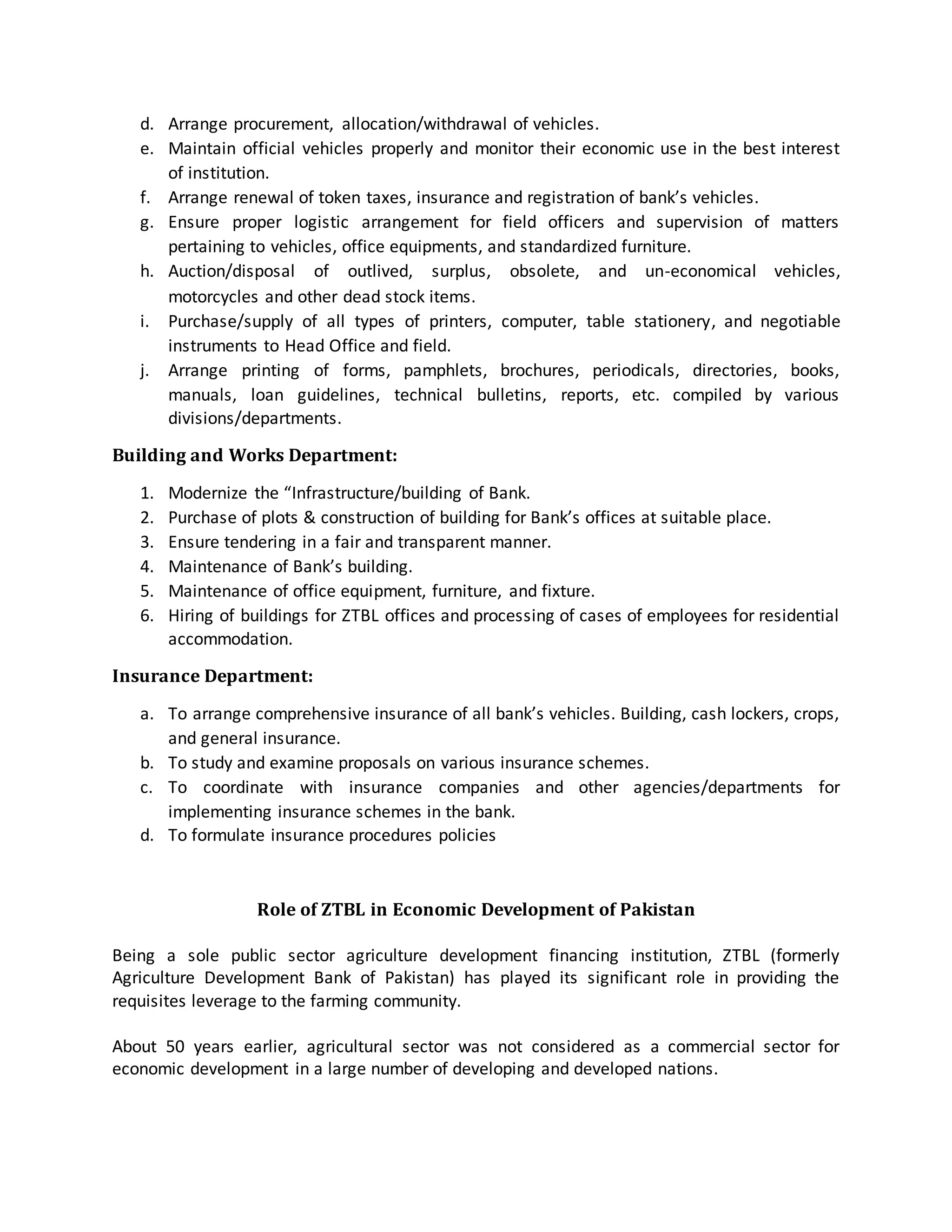 Zarai taraqiati bank ltd. | DOCX