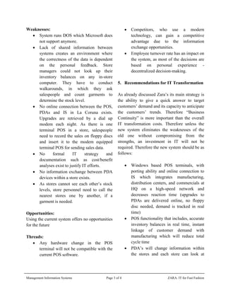 Zara It For Fast Fashion | PDF