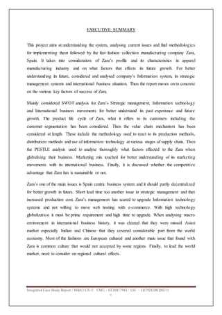 Zara it for fast fashion | DOCX