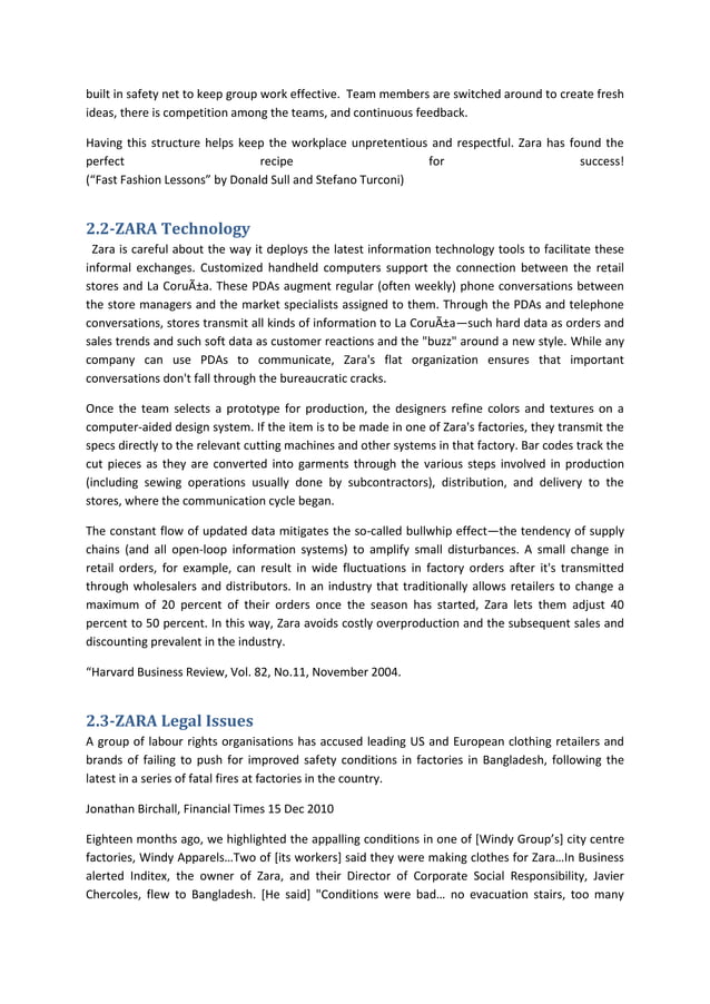 Zara marketing plan | DOCX