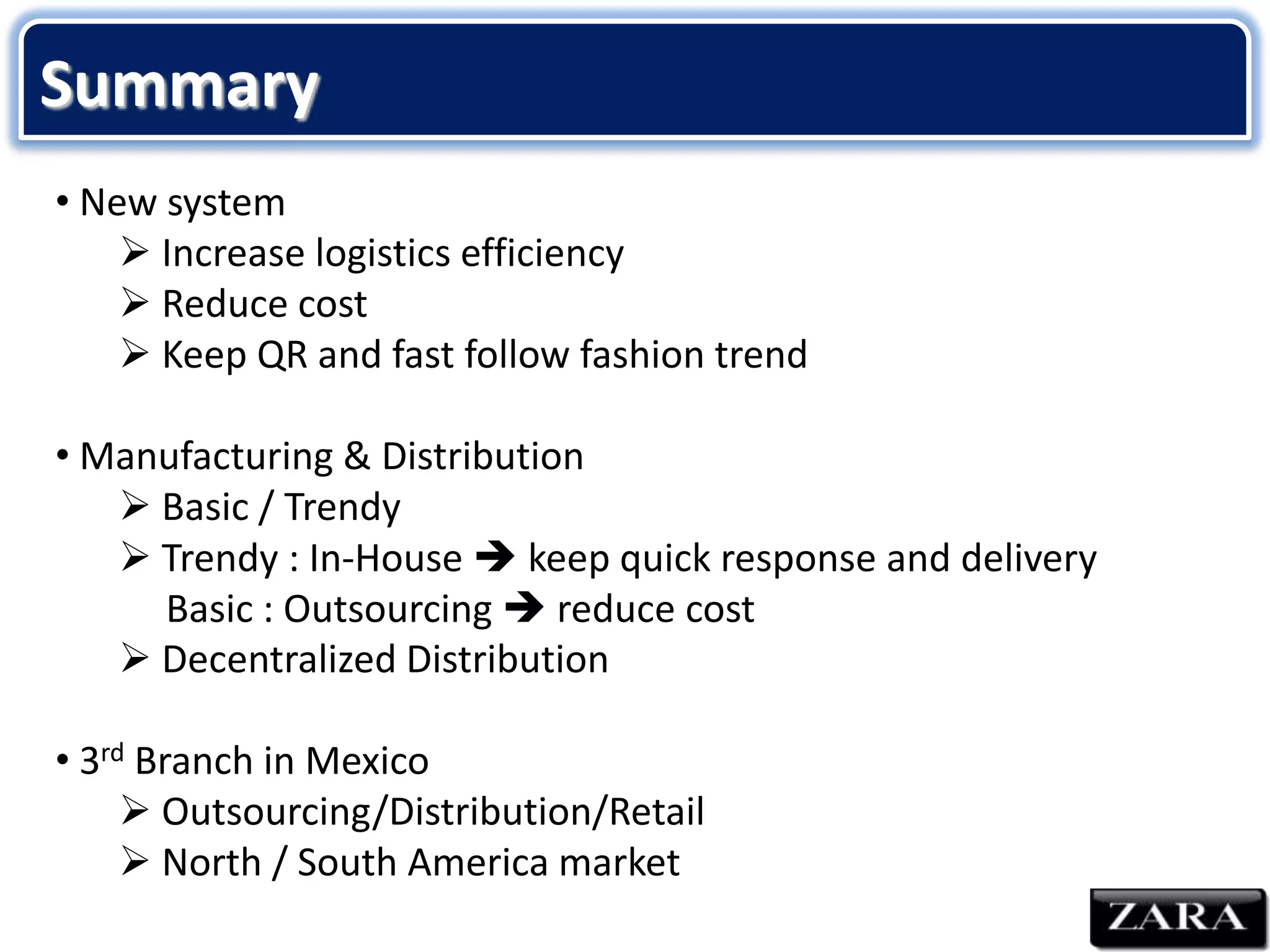 Zara new challenge | PPTX | Manufacturing Industry | Industries