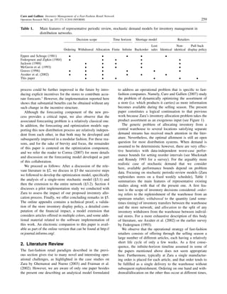 Inventory Management of a Fast-Fashion Retail Network | PDF | Apparel ...