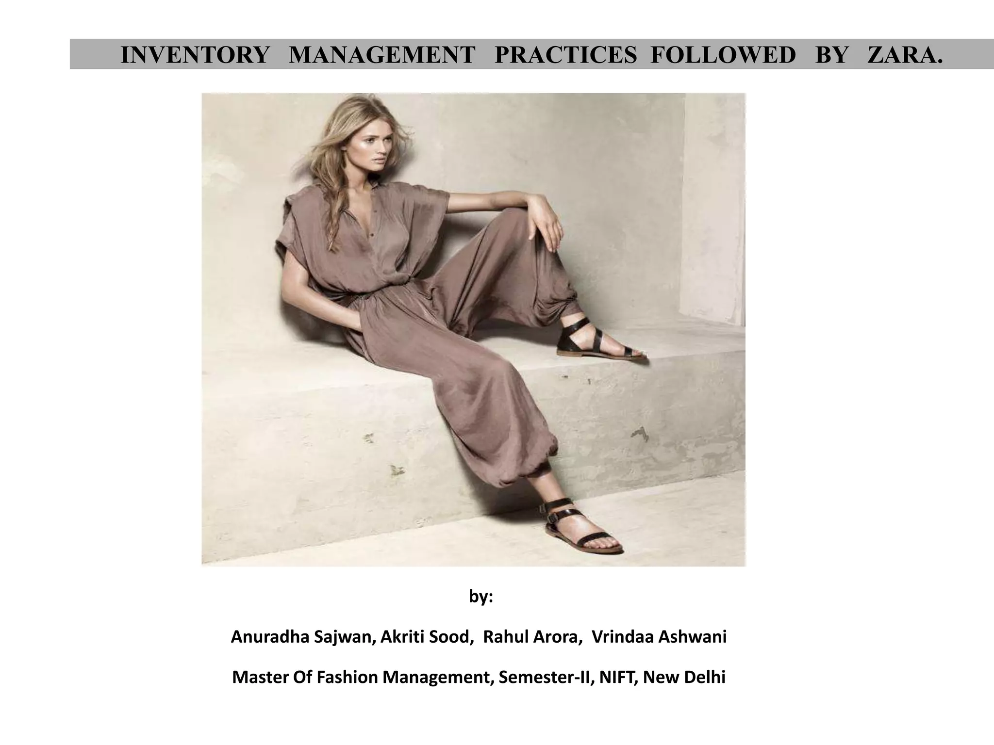 Zara Inventory Management | PPTX